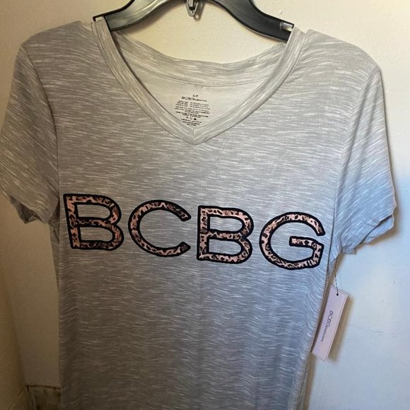 BCBG | Tops | Bcbg Tee Shirtheather Greynewsz S | Poshmark